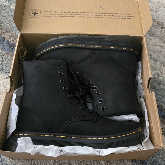 Dr. Martens | Shoes | Dr Martens Matte Black Combat Boots | Poshmark